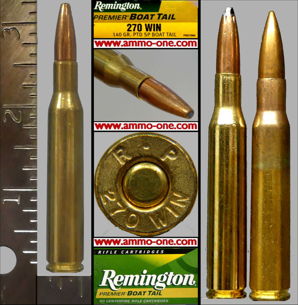 .270 Winchester by Remington, JSP, One Cartridge not a Box! - Ammo-One1