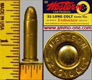 32 Long Colt Western Cartridge Co. "Lubaloy", One Cartridge not a Box ...