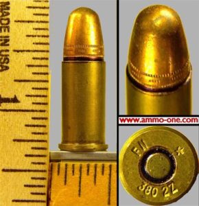 .380 Revolver Mark II "FN * 380 2Z"Headstamp, by FN, One Cartridge, not ...