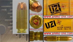 .41 Action Express, IMI, Uzi Brand, FMJ, One Cartridge Not A Box - Ammo ...