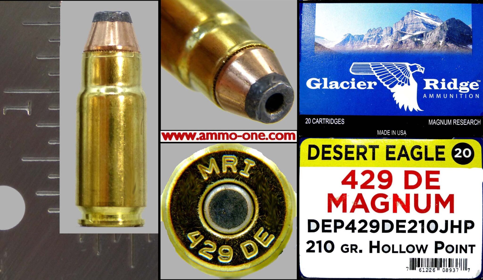 .429 DE Magnum by Magnum Research, One Cartridge not a Box. - Ammo-One1
