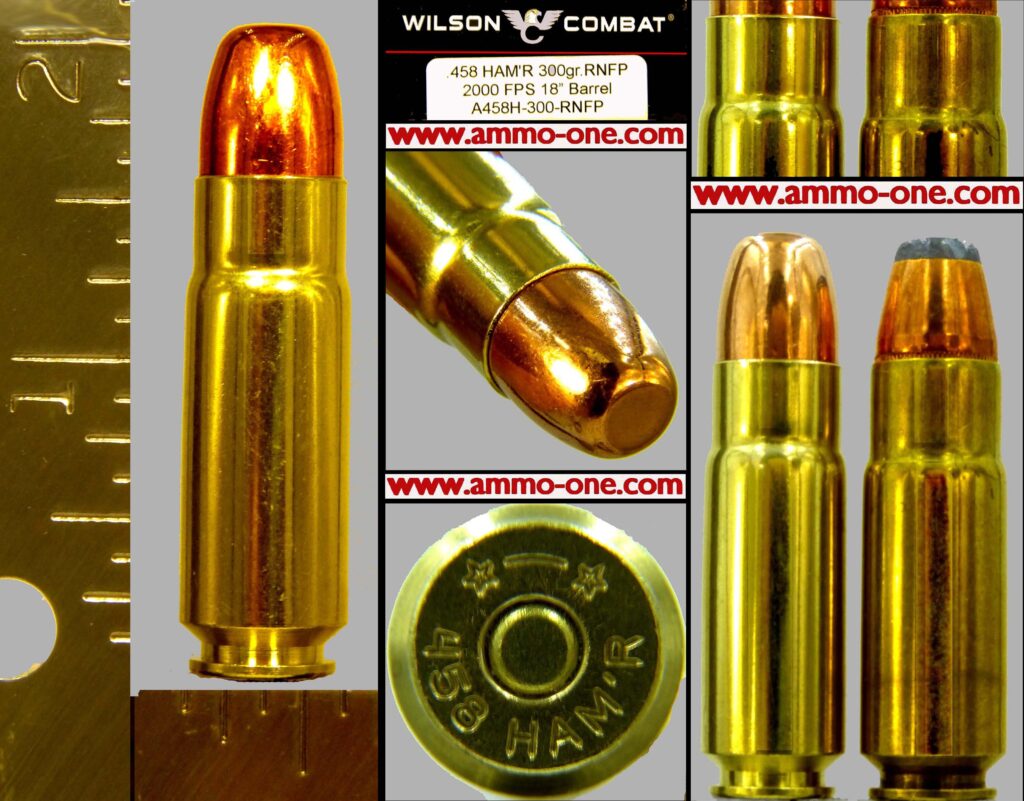 .458 HAM'R by Wilson Combat, One Cartridge, not a box. - Ammo-One1