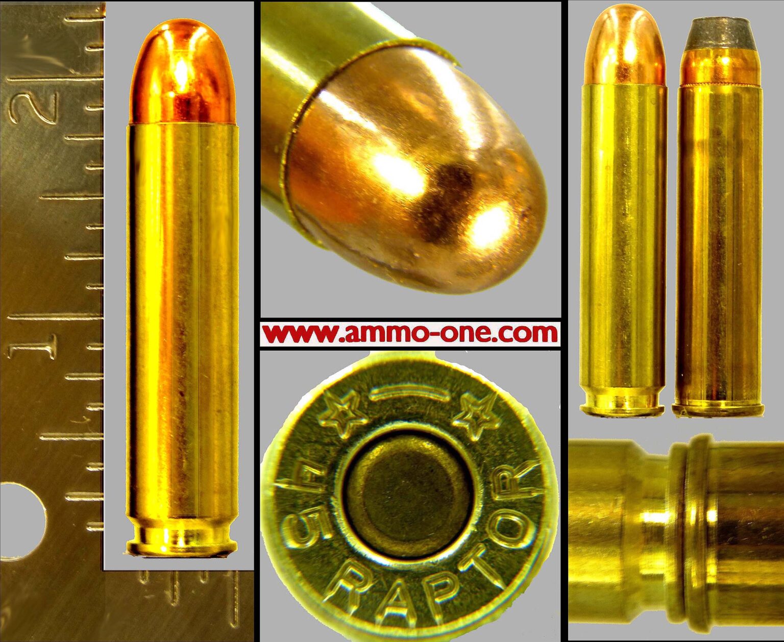 .45 Raptor, 230gr. FMJ, One Cartridge not a Box, Limit 1 ! - Ammo-One1