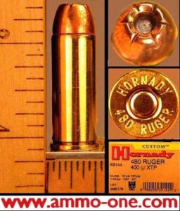 .480 Ruger by Hornady, XTP J.H.P., One Cartridge, not a box. - Ammo-One1