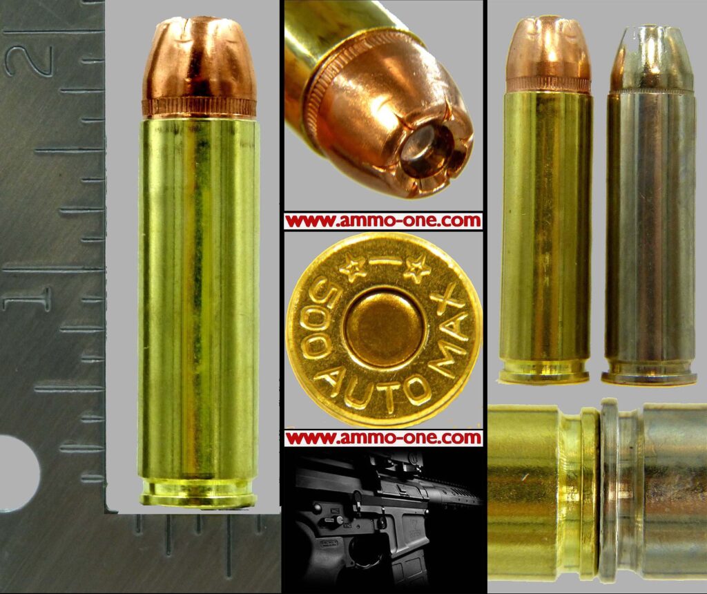 .500 Auto Max, One Cartridge per customer not a Box. - Ammo-One1