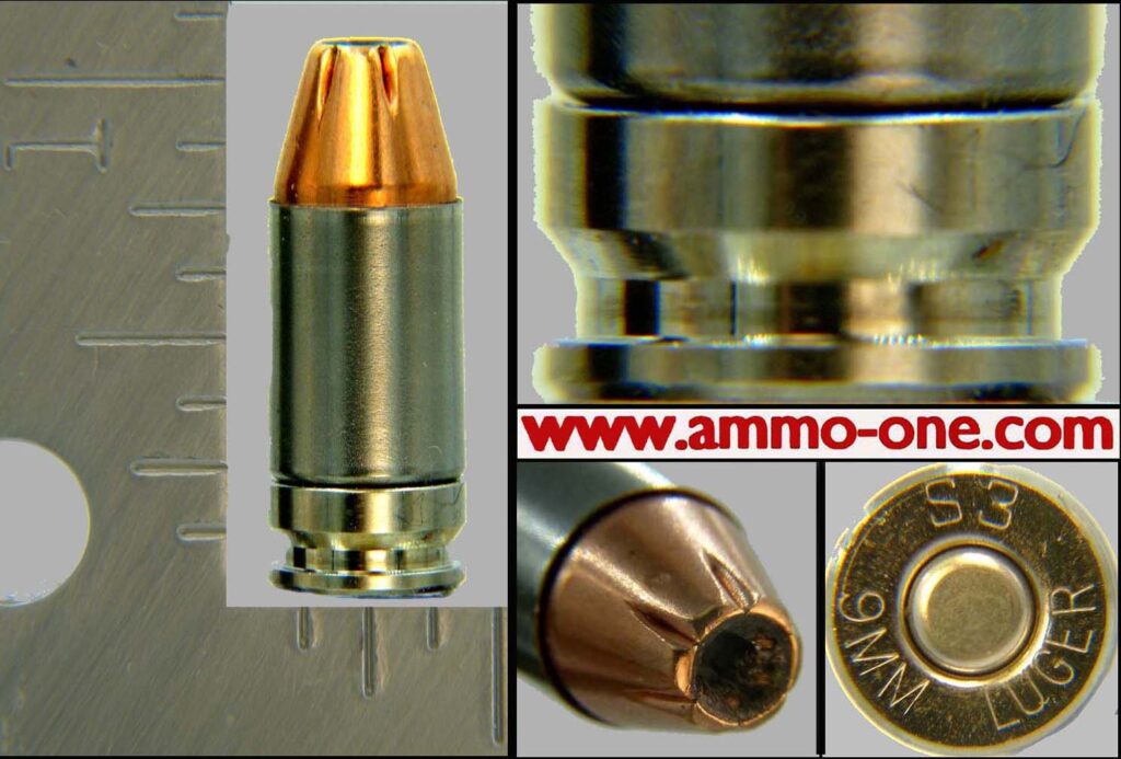 (Item .012) 9x19mm Luger, Shell Shock Case, loaded, One Cartridge, not ...