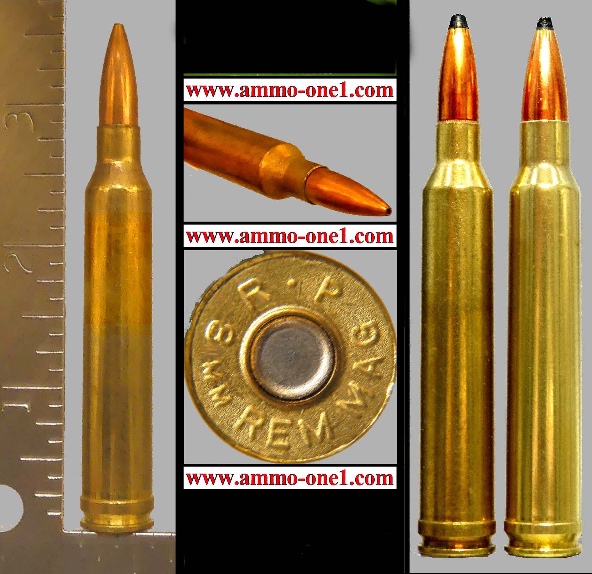 7mm STW, "WILDCAT" with "R-P 8mm REM. MAG" H/S, JHP, One Cartridge not ...